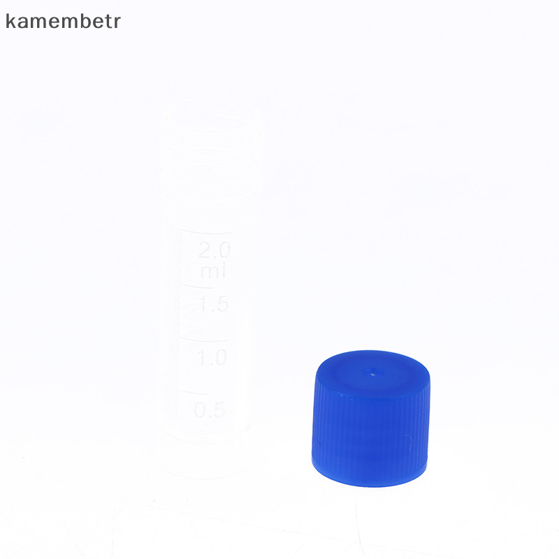 ka 50Pcs 1.8ml(2ml) Plastic Graduated Cryovial Plastic Test Tube ...