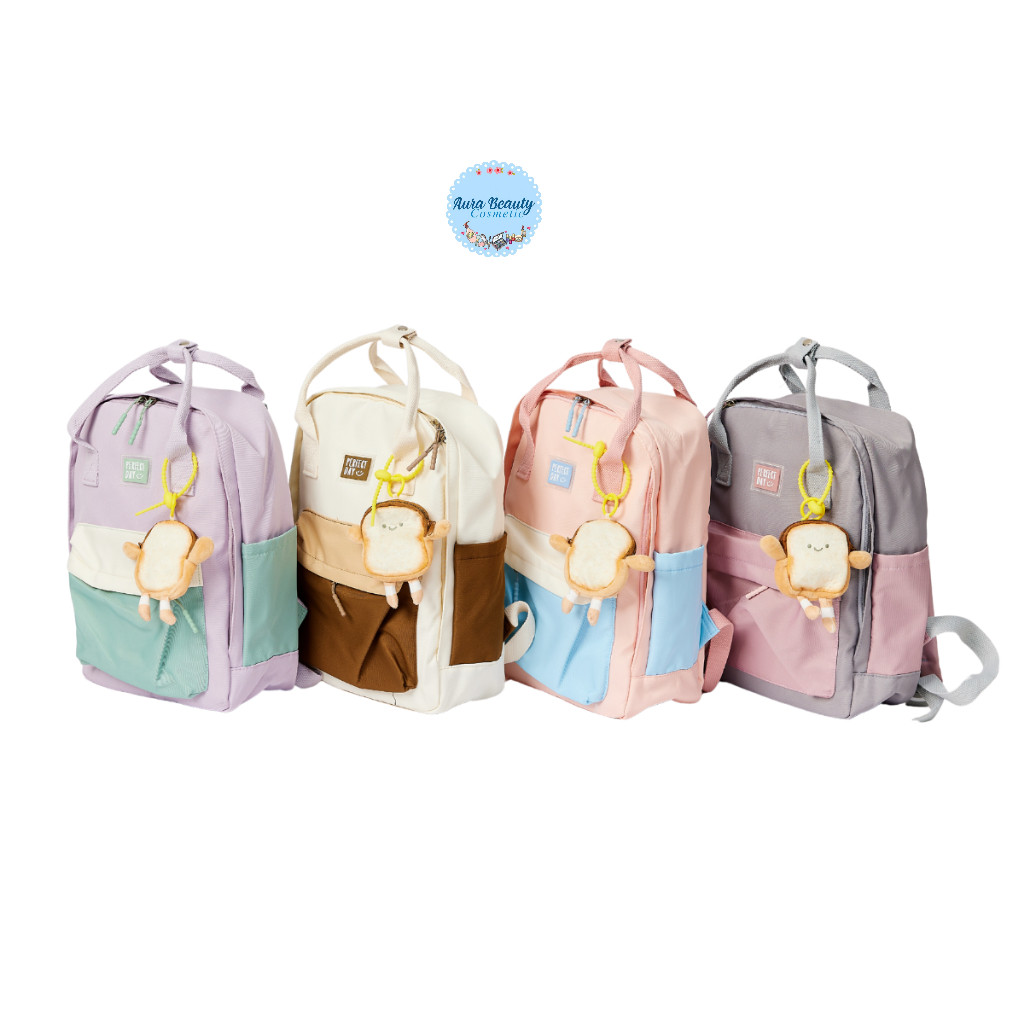 Backpack With A Small Bread Bag Model 8100019217-19220 MM | Shopee ...