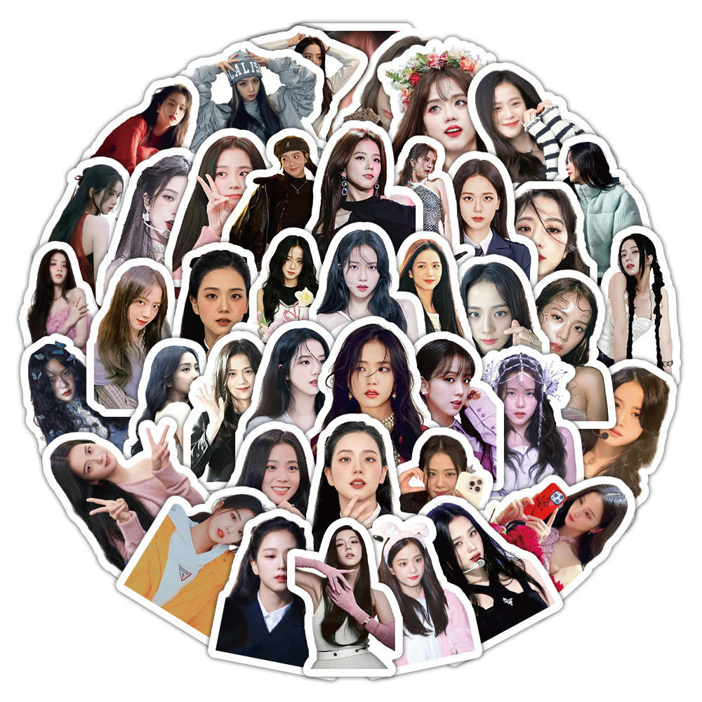 100PCS Korean Girls Band BlackPink Kim Jisoo Graffiti Stickers for ...