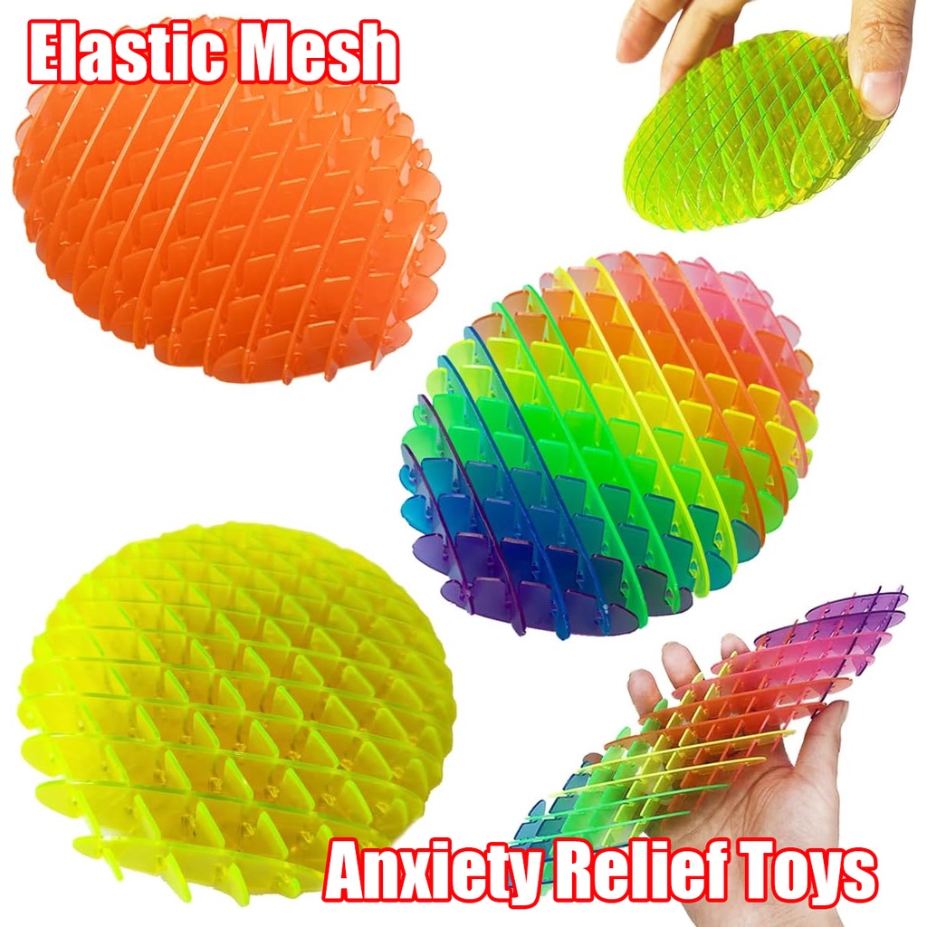 Elastic Mesh Anxiety Relief Toys Worm decompression toys Stress Relief ...