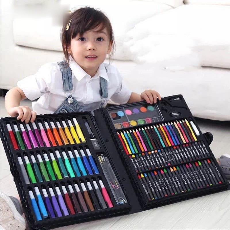 168 PCS Kids Super Mega ART Coloring Set Drawing kids Art Colorful ...