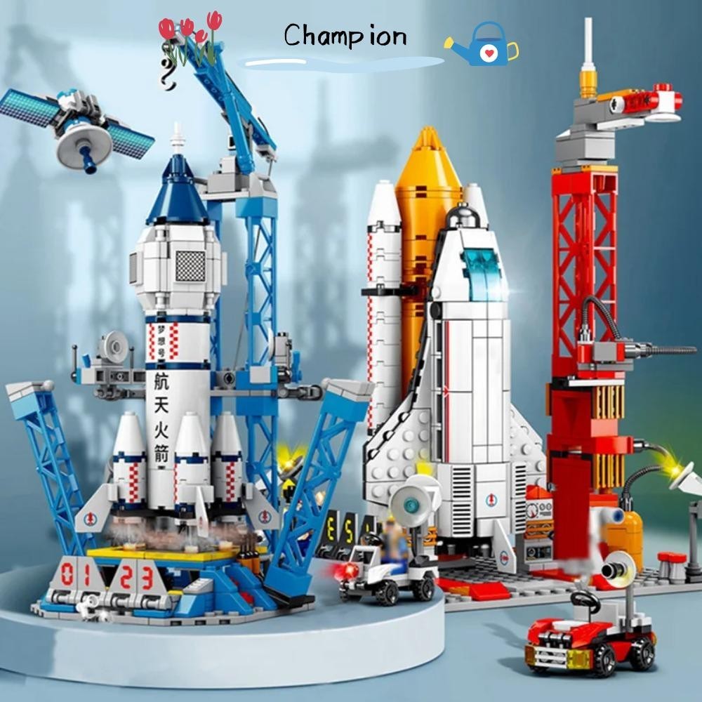 CHAMPIONO Building Blocks, Launch Center Space Shuttle Aviation Blocks ...