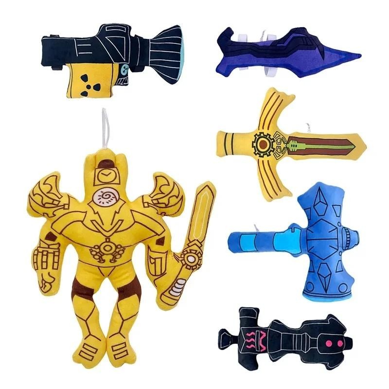 Newest Skibidi Toilet sword Machine Titan TV Man Plush Toys Horror Game ...