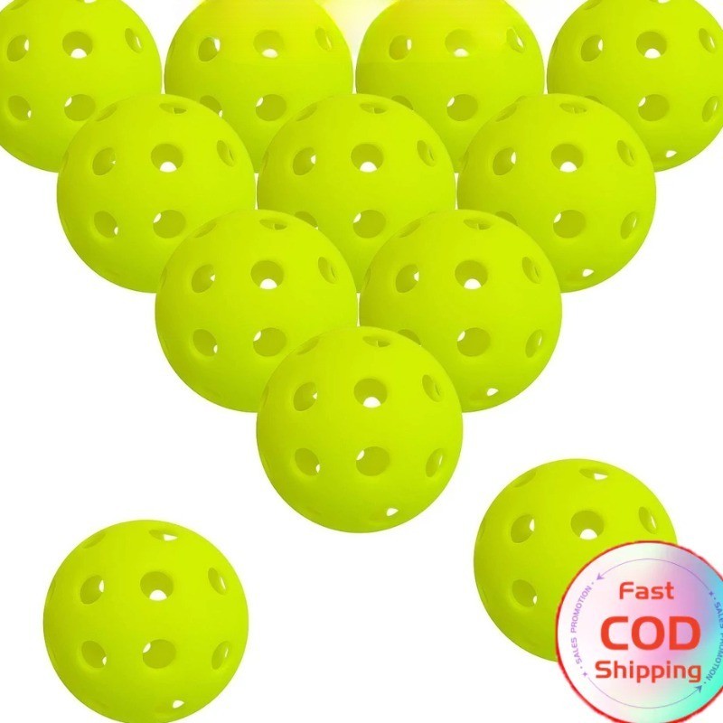 【STOCK】12PCS Pickleball Balls 12 Packs 40 Holes Outdoor Pickleball ...
