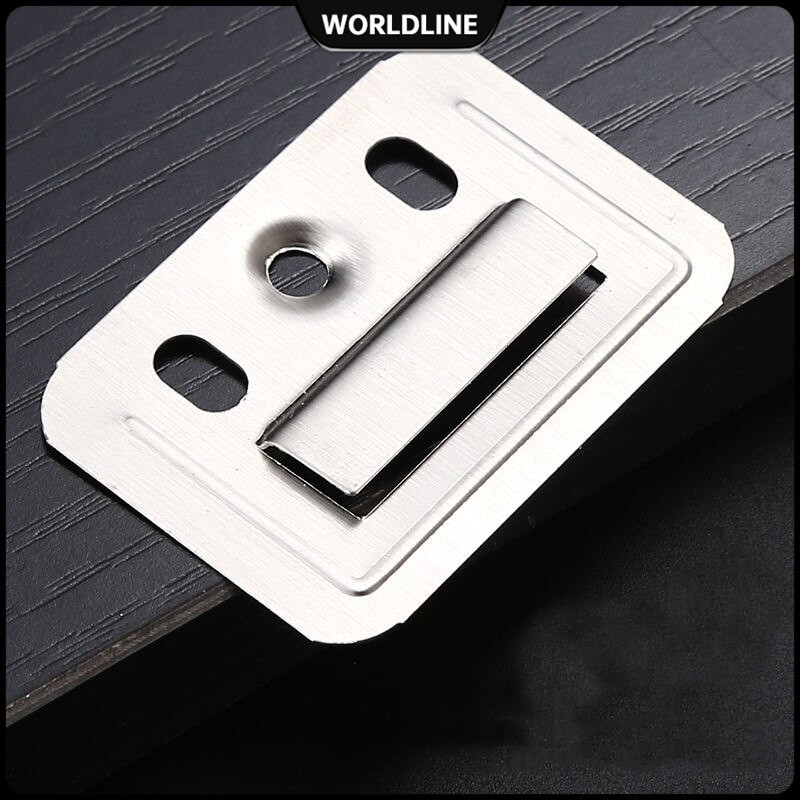 100pc 50x36mm Wpc Wall Fluted Panel Clip Stainless Steel Wall Cladding ...