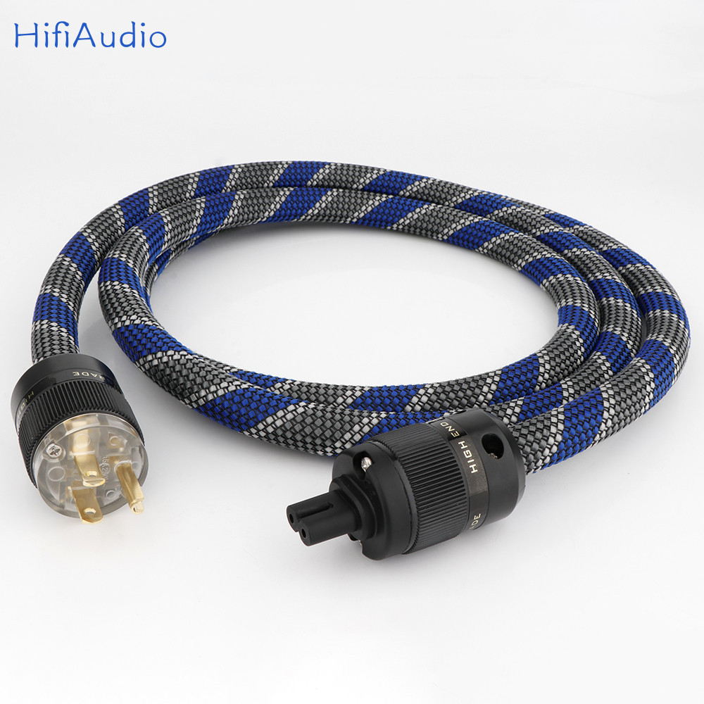 Hi-End Copper Power Cord EU/US Figure 8 IEC C7 IEC Power Cable IEC ...