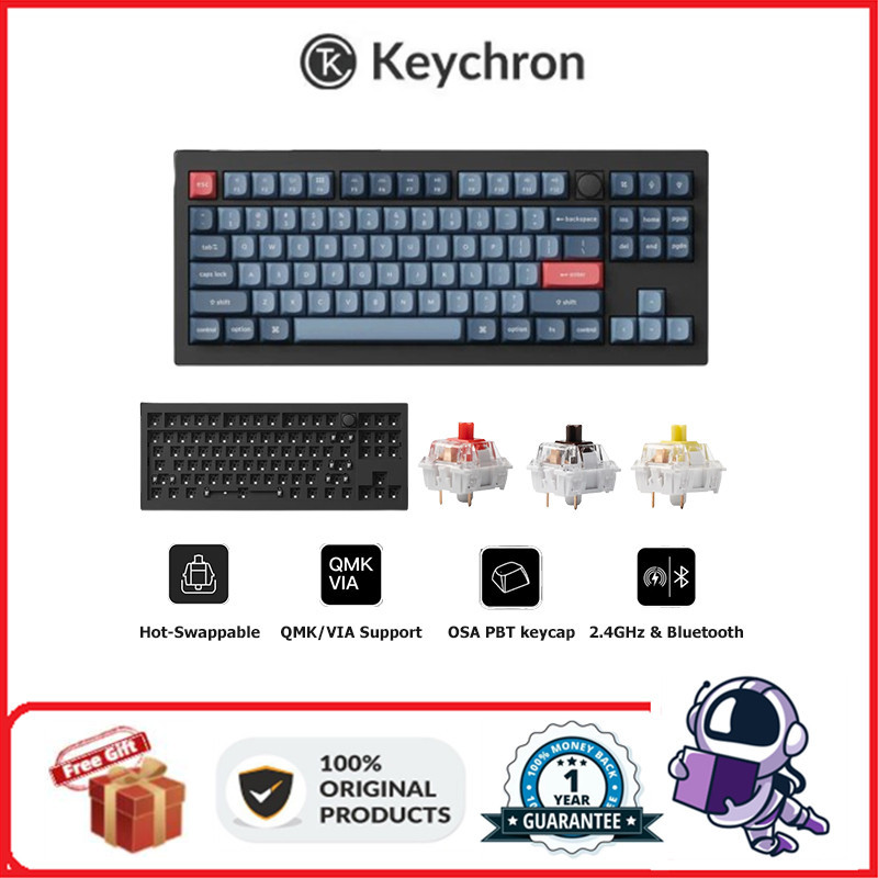 Keychron V3 Max QMK/VIA Wireless Custom Mechanical Keyboard | Shopee ...