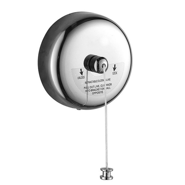 Bathroom Wall-Mounted Retractable Invisible Clothesline Indoor Balcony ...