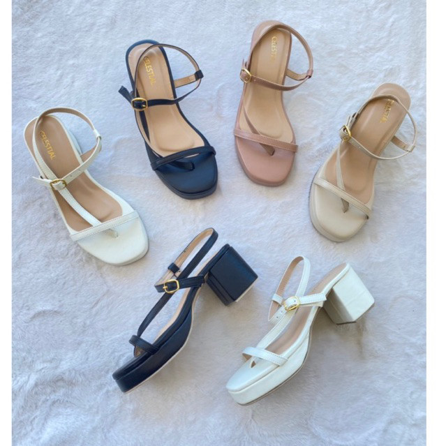 Celestial Footwear Maureen 2.5inches Platform Heels Sandals | Shopee ...