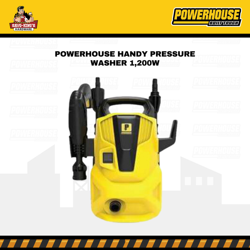POWERHOUSE HANDY HIGH PRESSURE WASHER 1,200W | Shopee Philippines