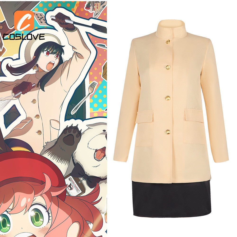 Anime SPY×FAMILY Yor Forger Cosplay Clothing Movie Version Outfits Coat ...