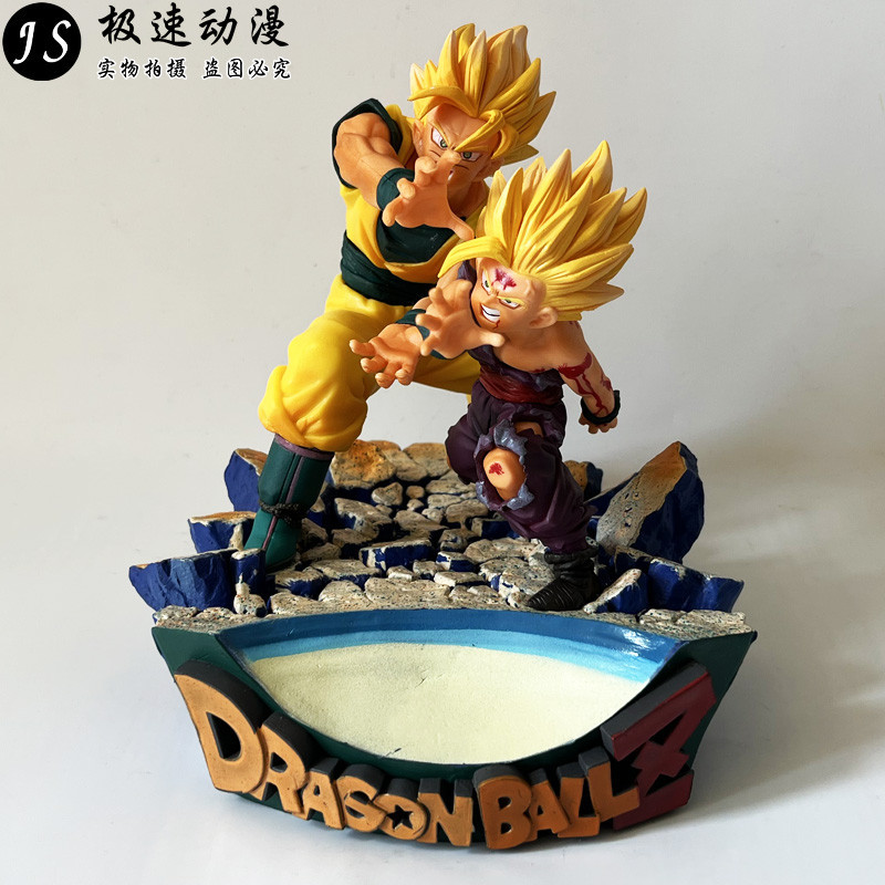 Dragon Ball Father Son Shock Wave Son Goku Son Gohan Classic Scene ...