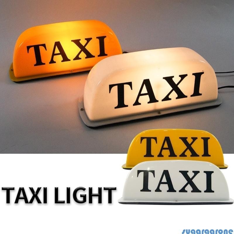 Sugar Magnetic LED Taxi Sign Top Light Cab Roof Illuminated Topper Car ...