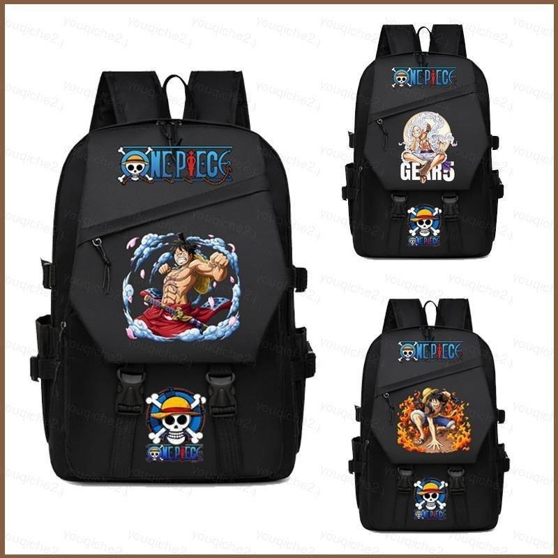 Sy One Piece Luffy Backpack for Student Large Capacity Lightweight ...