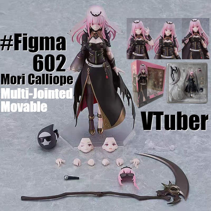 Mori Calliope Action Figure VTuber Figma 602 Model Collection Doll ...