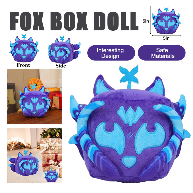 Blox Fruits Kitsune Anime Game Plush Toy Fox Box Box 15cm Soft Stuffed ...