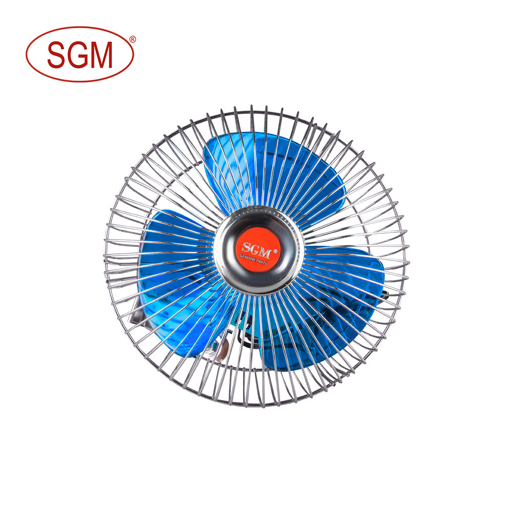 TRUCK AUTO CAR COOLING FAN 8 INCHES 12V / 24V BLUE GREEN RED SGM CAR ...