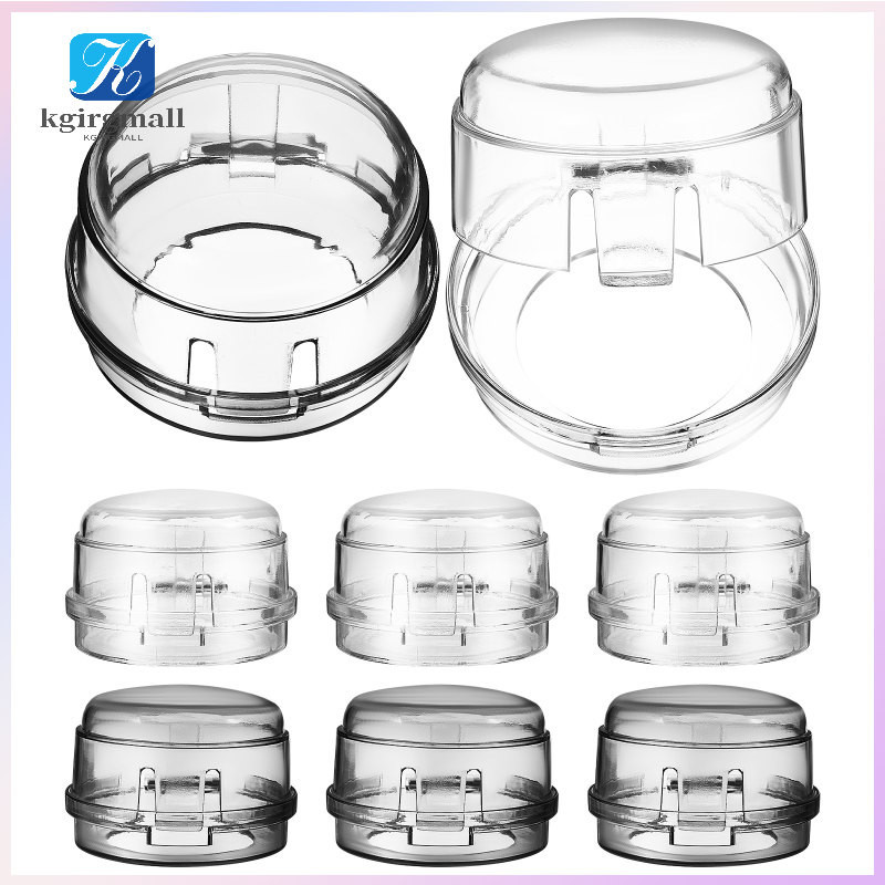 8 Pcs Gas Stove Protectors Cooker Knob Covers Button Guard Large Hole ...