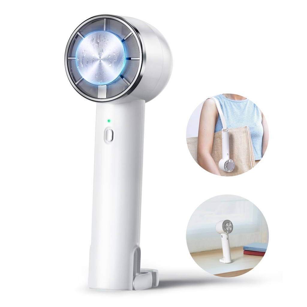 [2024 New Design -20℃ Instant Cooling] Portable Fan Handy Fan with ...