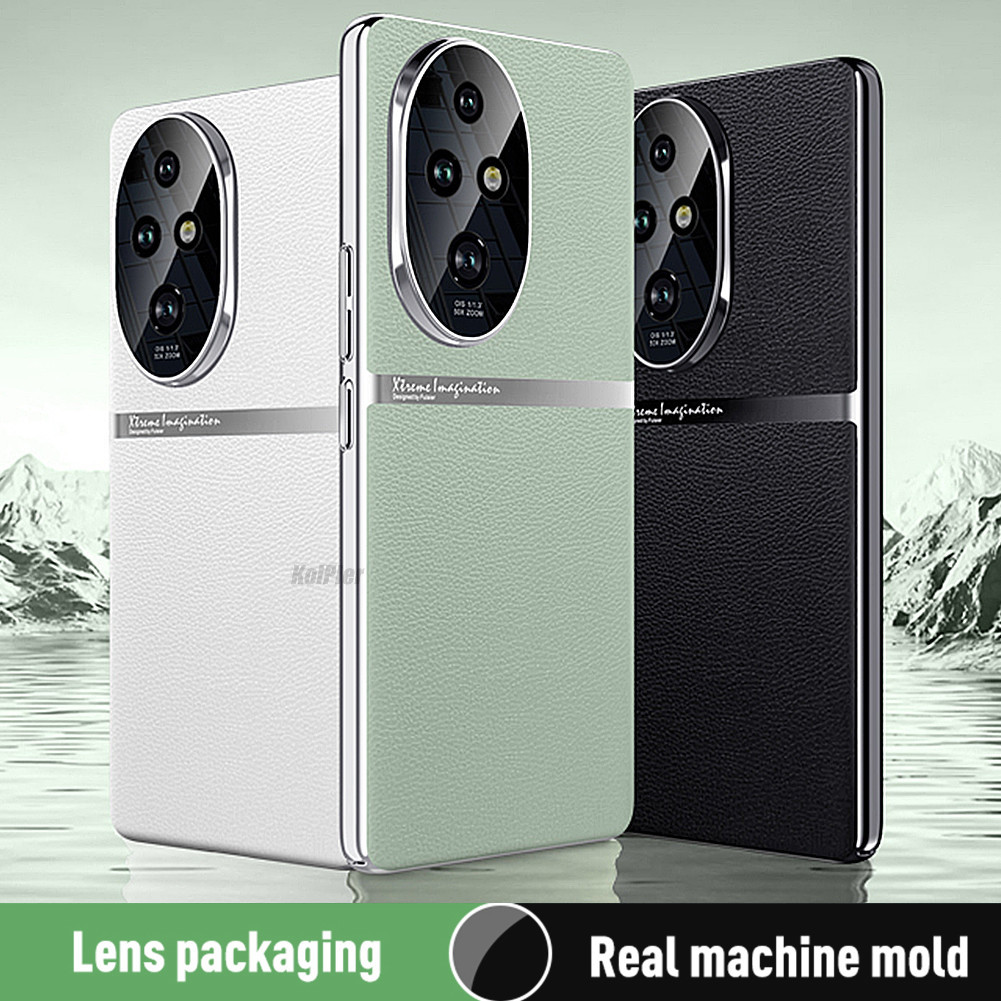 Original Leather Case For HONOR 200 Pro Case Shockproof Back Cover ...
