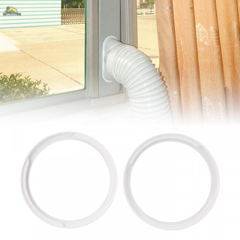 Air Conditioner Exhaust Hose Connector PVC Pipe Snap Ring White 18cm ...