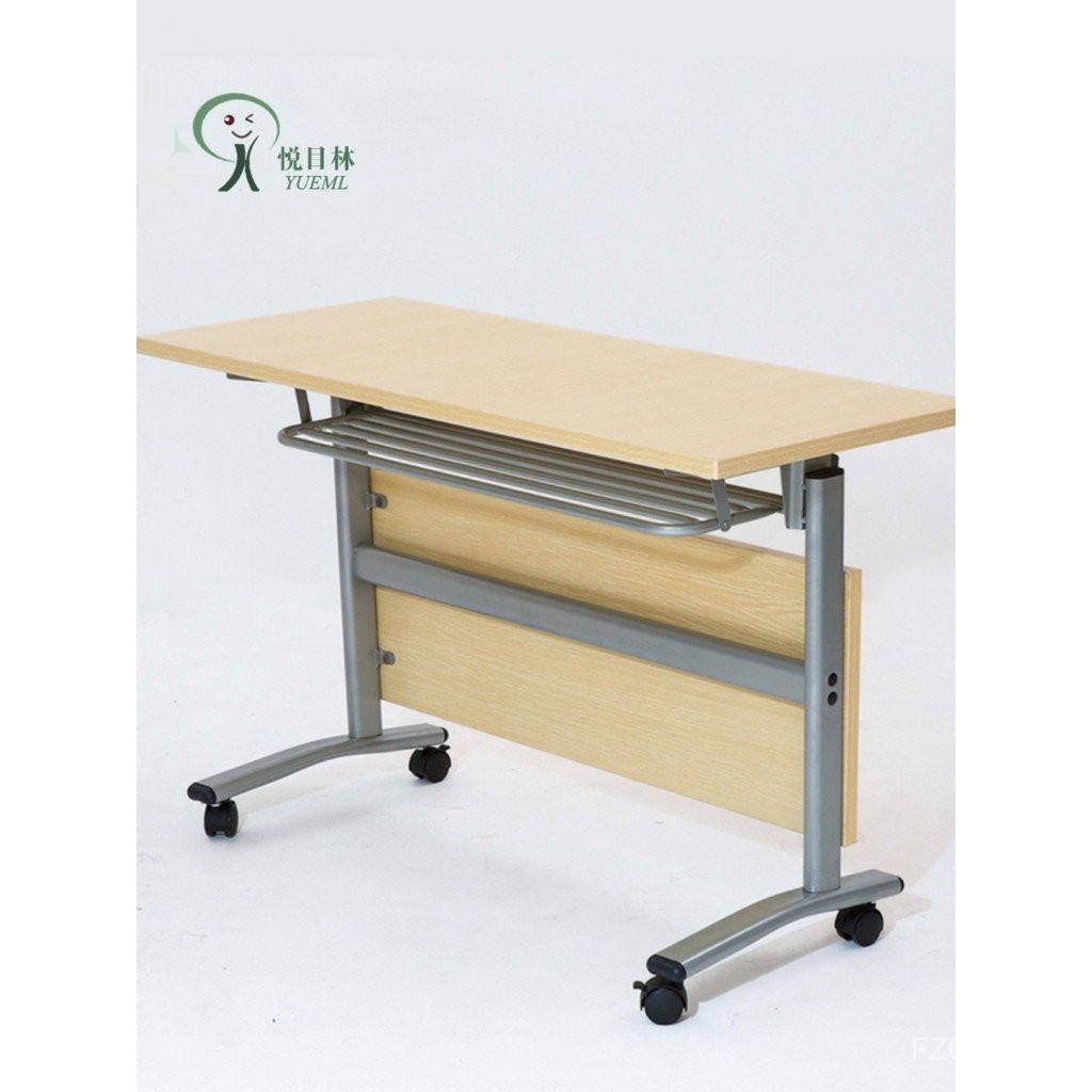 Mobile Simple Training Table Rectangular Table Employee Office Meeting ...