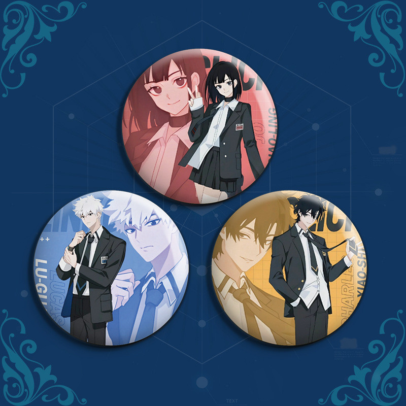 LINK CLICK Anime Enamel Pin Set - Cheng Xiaoshi, Lu Guang, Qiao Ling ...