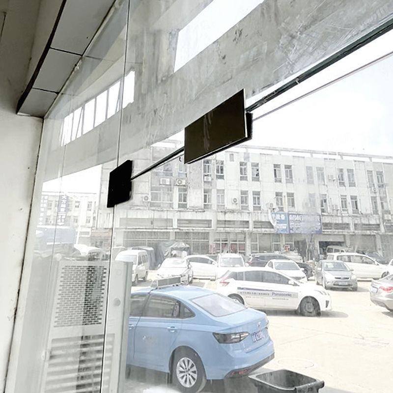 0 Upper and Lower Frameless Glass Door Fixer Adhesive Inner Stopper ...