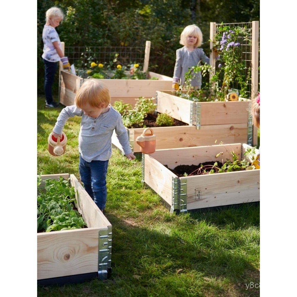 Original Wood 1.0m Vegetable Garden Wooden Planting Box Frame Bed ...