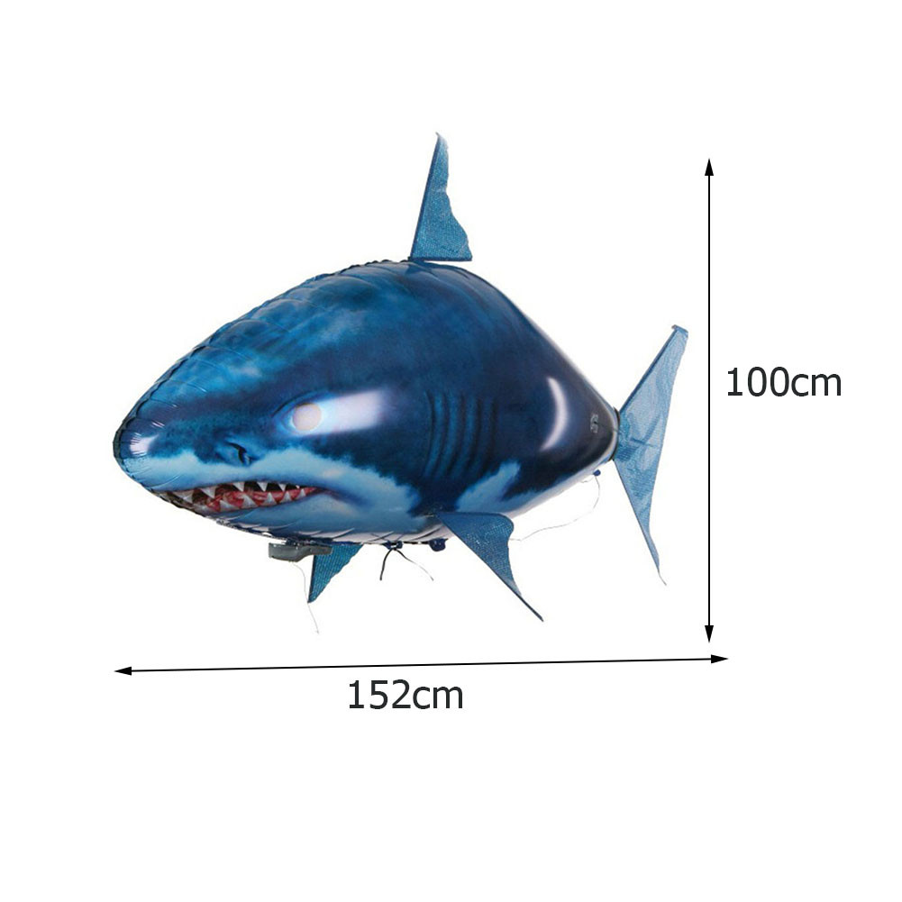 Remote Control Shark Toys Infrared RC Electric Flying Air Balloons Kids ...