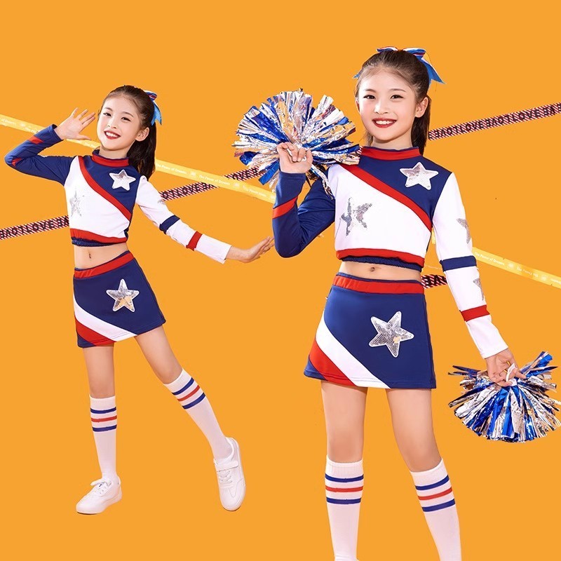 cheer dance outfit Children's Cheerleading Dance Costume for Girls ...