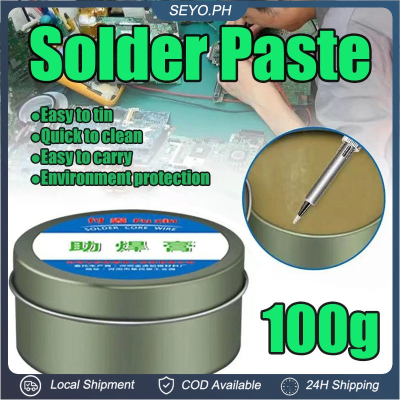 100G Soldering Paste Rosin Flux Lead-free Welding Flux Iron Repair Soldering Electronic Solder ...