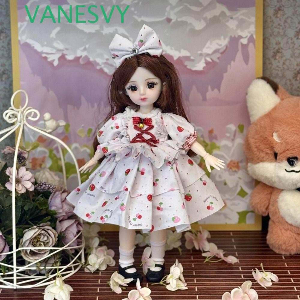 VANESVY 30cm Bjd Doll with Clothes, 1/6 SD Attractive Eyes Princess ...