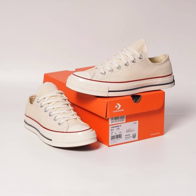 Converse CHUCK TAYLOR 70S LOW PARCHMENT A | Shopee Philippines