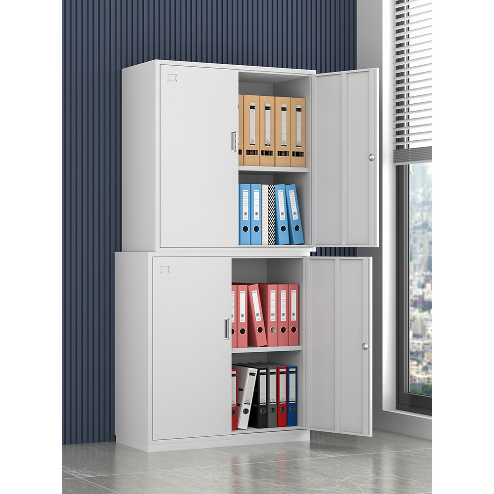 Two-Section Cabinet File Cabinet Office Storage Cabinet Document ...