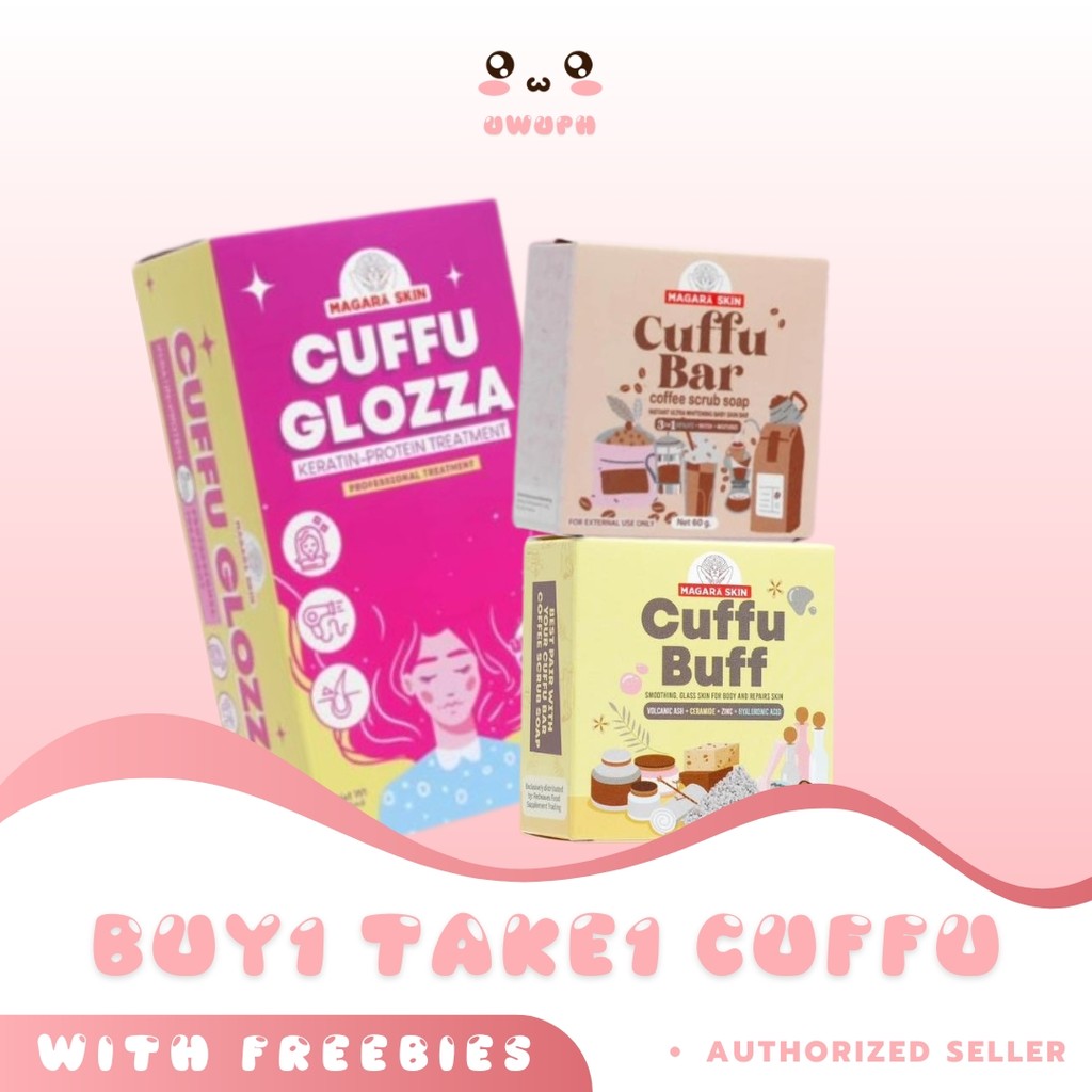 Magara Skin Cuffu Bar, Buff Soap & Gluzzo Hair Care Keratin For Face ...