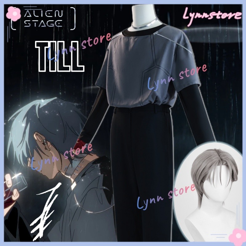 TILL Cosplay VIVINOS ALIEN STAGE Costume R7 TILL Roleplay Gray ...