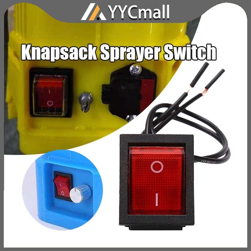 Electric Knapsack Sprayer Main Switch 2 in 1 On Off Button Replacement ...