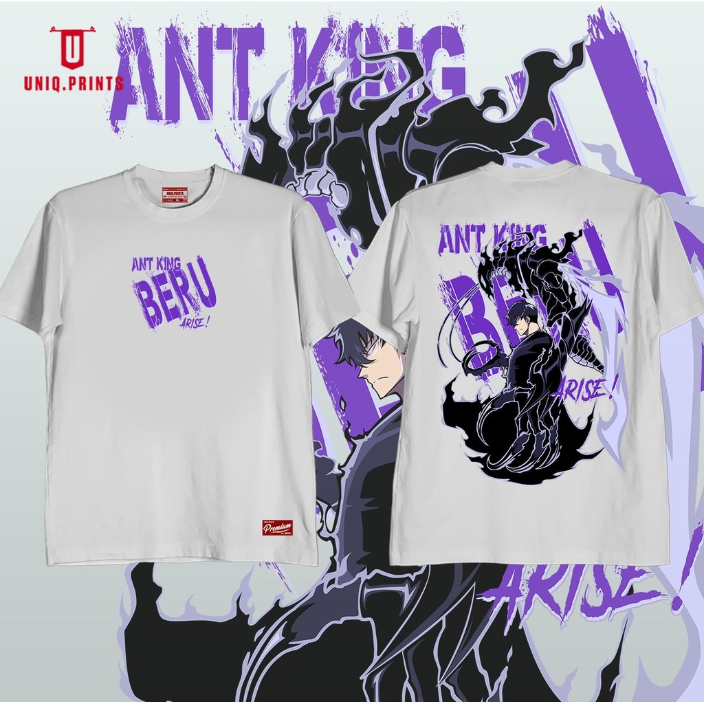 UNIQ.PRINTS SOLO LEVELING ANT KING BERU GRAPHIC TSHIRT FOR MEN UNISEX ...