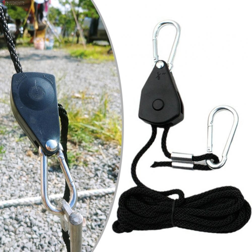 Camping Rope With Pulley Stable Fix Strong Bearing Capacity For ...