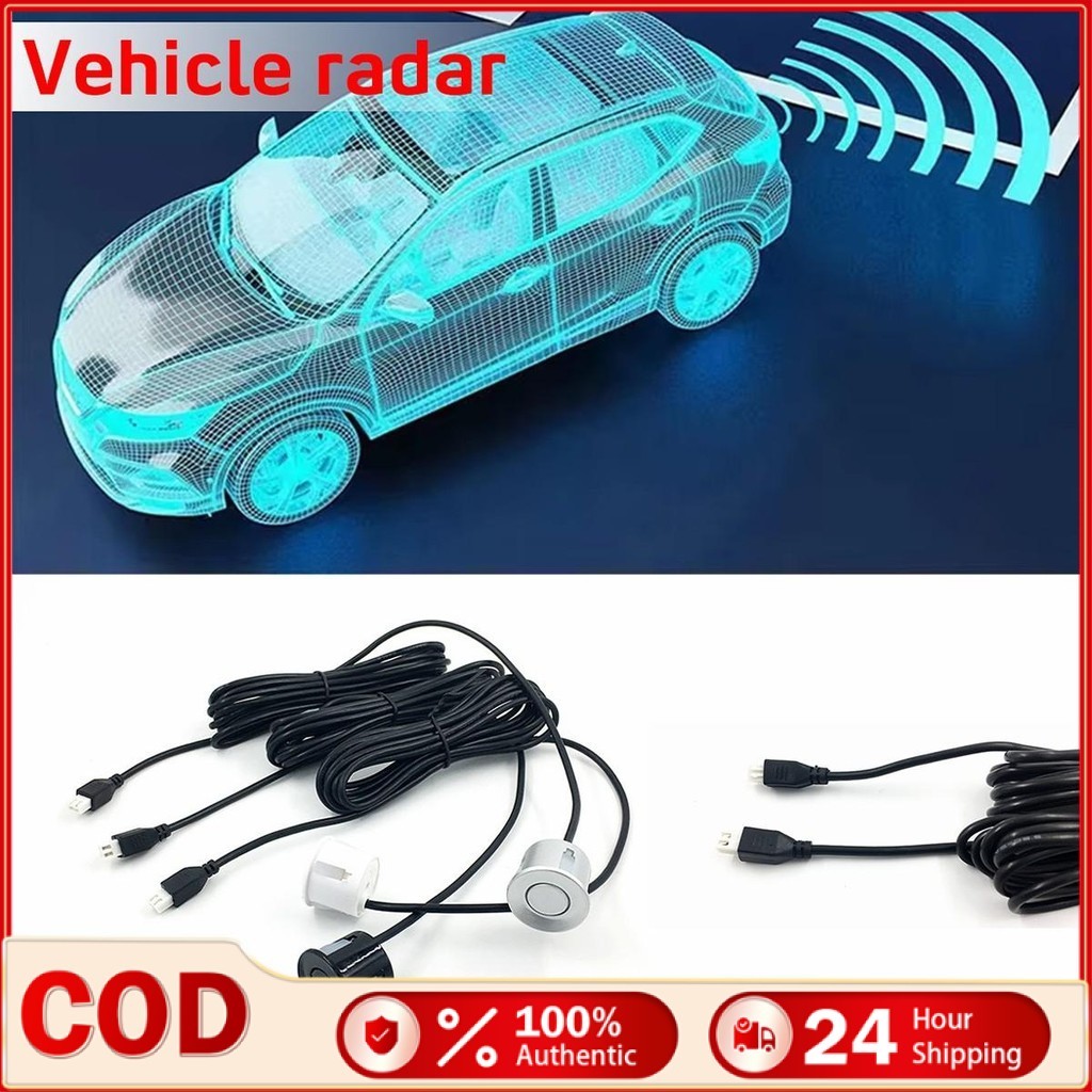 Car Parking Sensor Kit Universal Sensors Buzzer Reverse Backup Radar ...