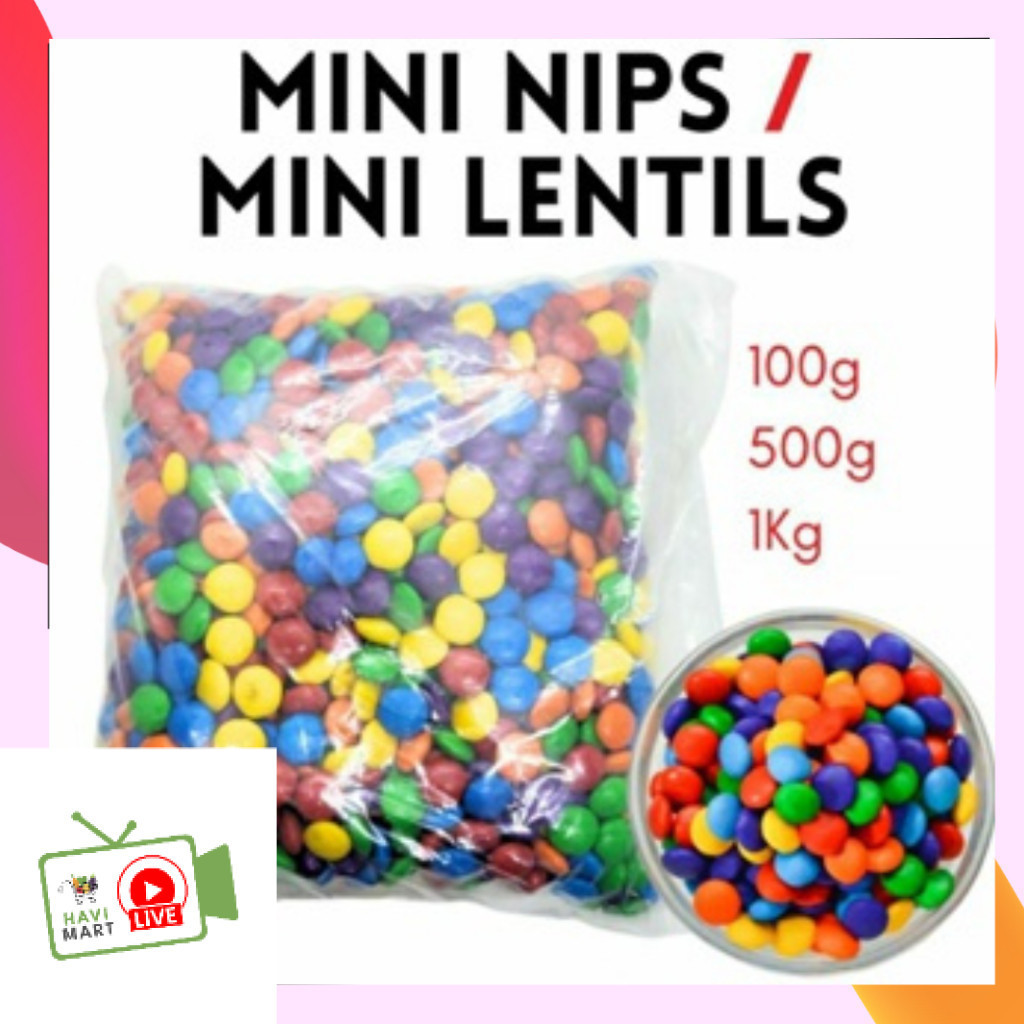 Mini Chocolate Nipsz Choco Lentils Style 25g 50g 100g Candy Dessert ...