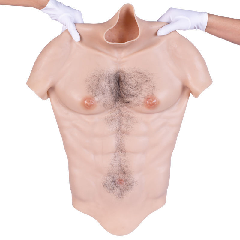 Fake Muscle Silicone Props Fake Abs Muscle Cross-Dressing Muscle Female ...