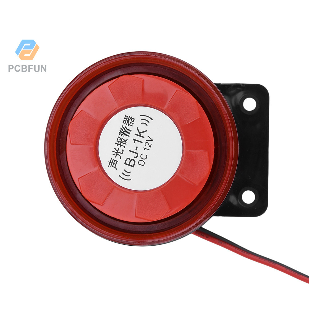 Pcbfun BJ-1K 12 24V 220V Buzzer With Light Without Light High Decibel ...