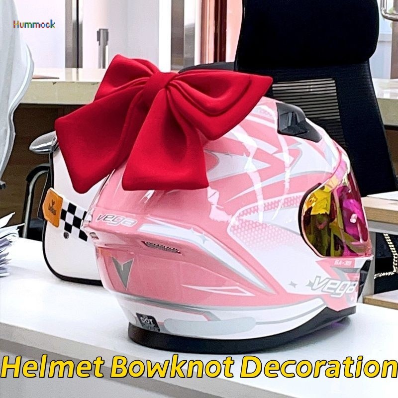 Helmet Decoration Bow Motorcycle Electric Vehicle Helmet Decoration ...