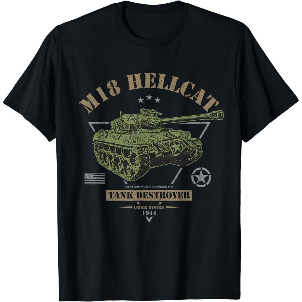 M18 Hellcat Ww2 Tank Destroyer Military 1944 T-Shirt | Shopee Philippines