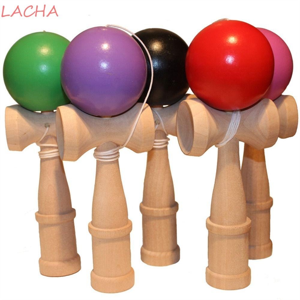 LACHAPELLE Kendama Toy, Wooden Ball Professional Juggling Ball, Kids ...