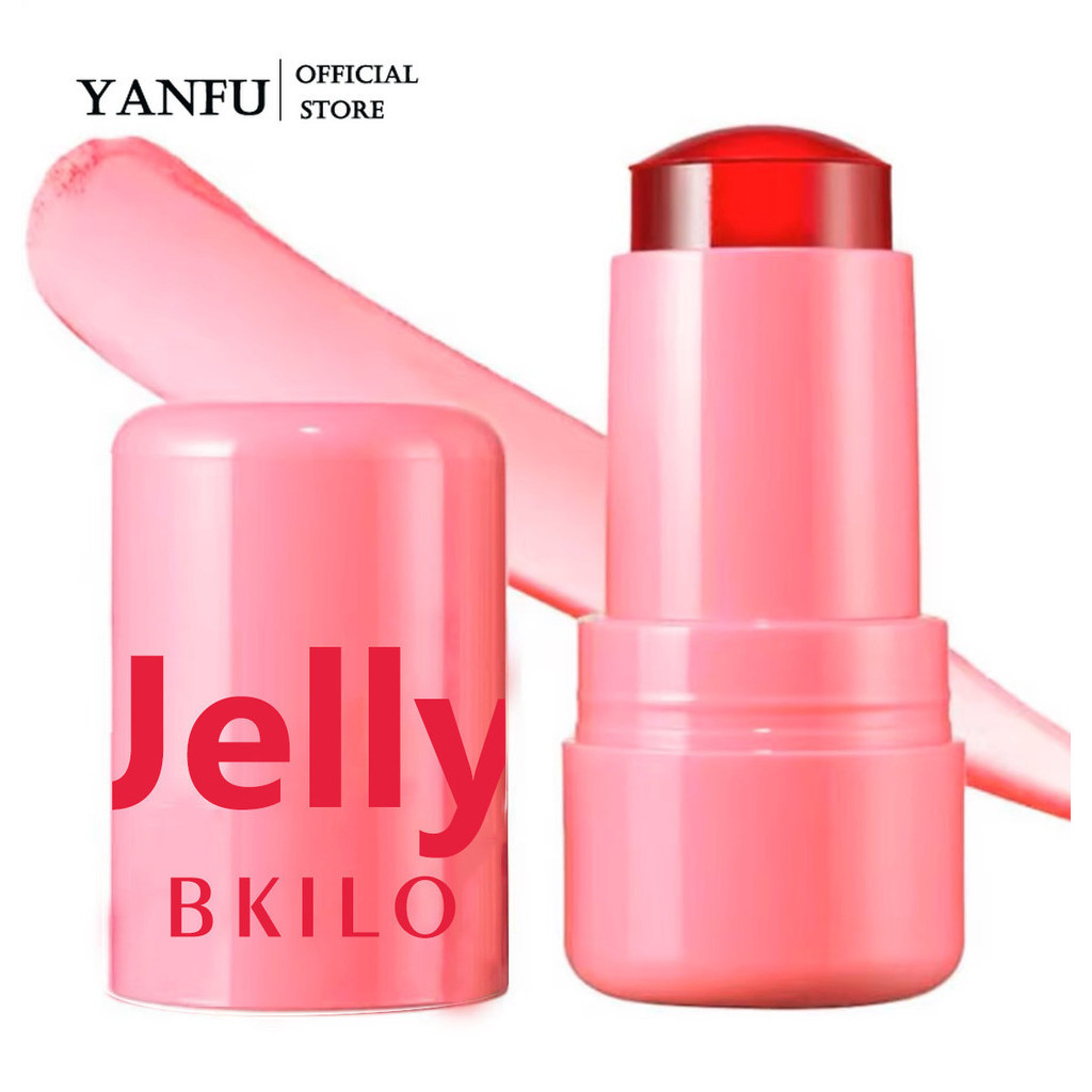 3-in-1 Milk Jelly Tint Facial Blusher Wand Moisturized Long Lasting ...