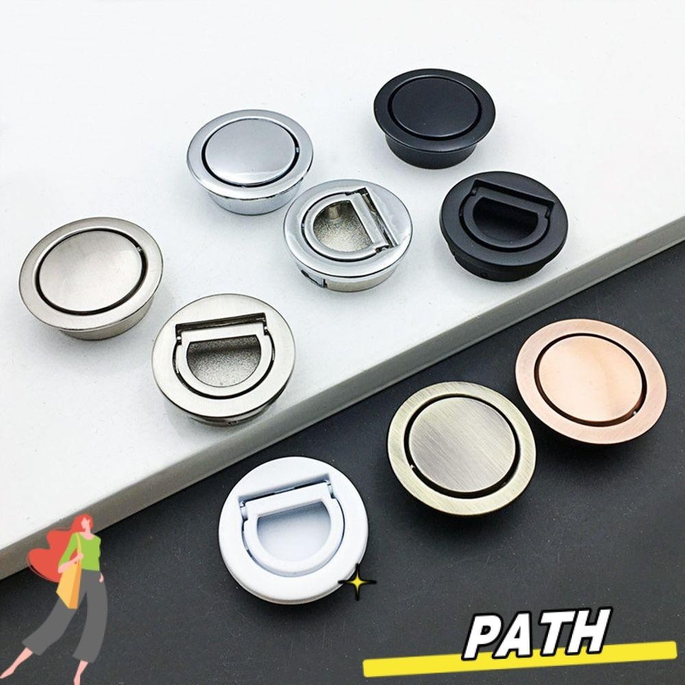 PATH Hidden Door Handles, Stainless Steel Round Hidden Door Knob ...