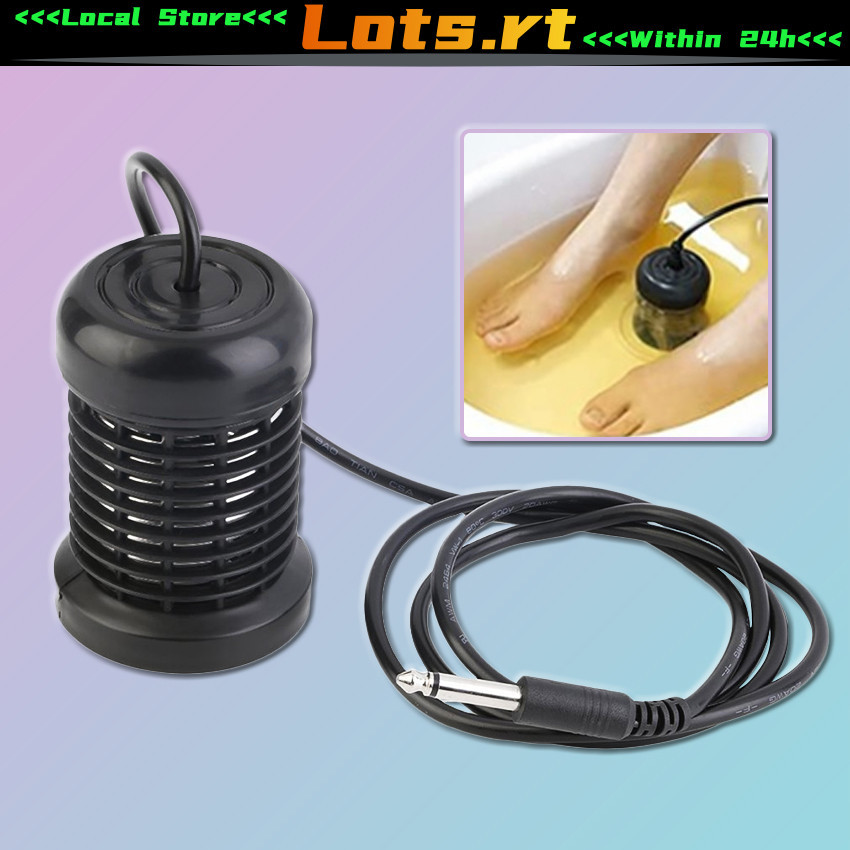 1x Round Stainless Foot Spa Bath Ion Ionic Detox Array for Cleanse Foot ...